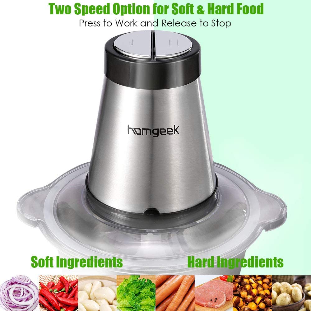 Homgeek Meat Grinder 1.8L 350W