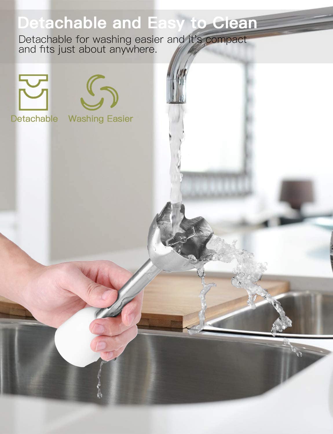 Homgeek 5-in-1 Hand Blender Set