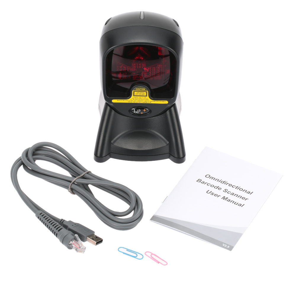 Automatic Omnidirectional Laser Barcode Scanner 24 Line Bar Code Reader ...