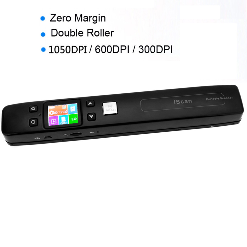 iScan High Speed Mini Portable A4 Scanner for Document Photo Receipts ...