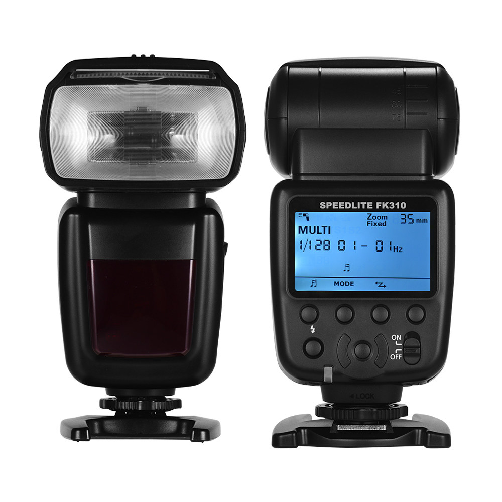 Andoer Universal Wireless Camera Flash Light Speedlite GN33 LCD Display ...