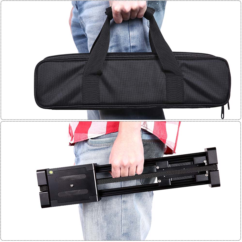 Andoer Retractable Camera Video Slider Dolly 40cm Track Rail Stabilizer ...