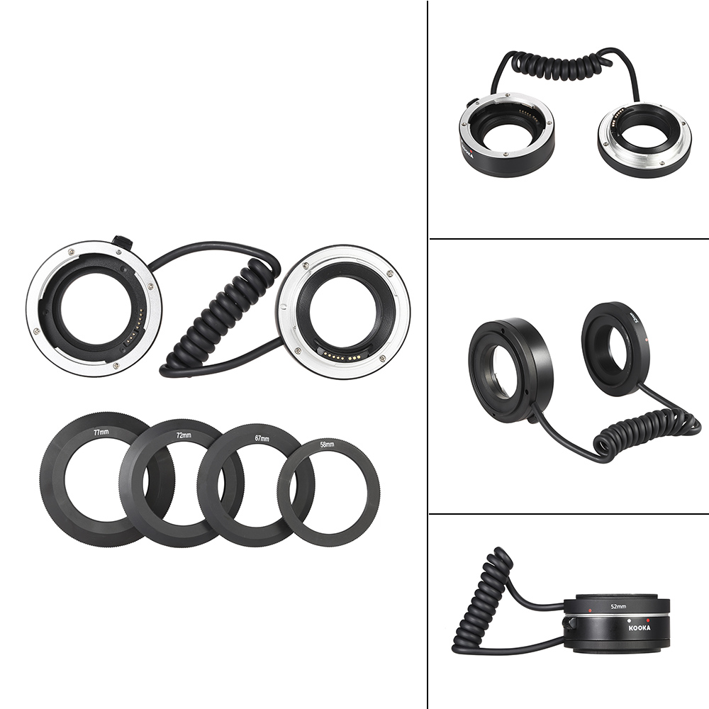 KOOKA KK-AT5A AF Auto Focus Macro Close-up Reverse Adapter Ring Tube ...