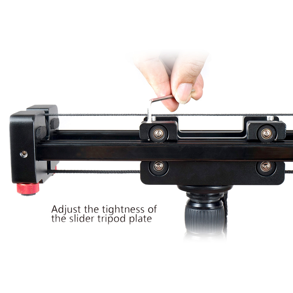 Andoer Retractable Camera Video Slider Dolly 52cm Track Rail Stabilizer ...