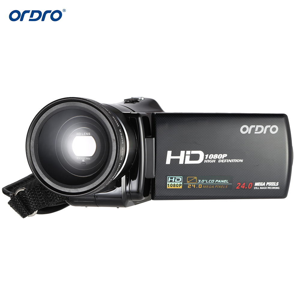 ORDRO HDV-V7 1080P Full HD Digital Video Camera Camcorder Max 24 Mega ...