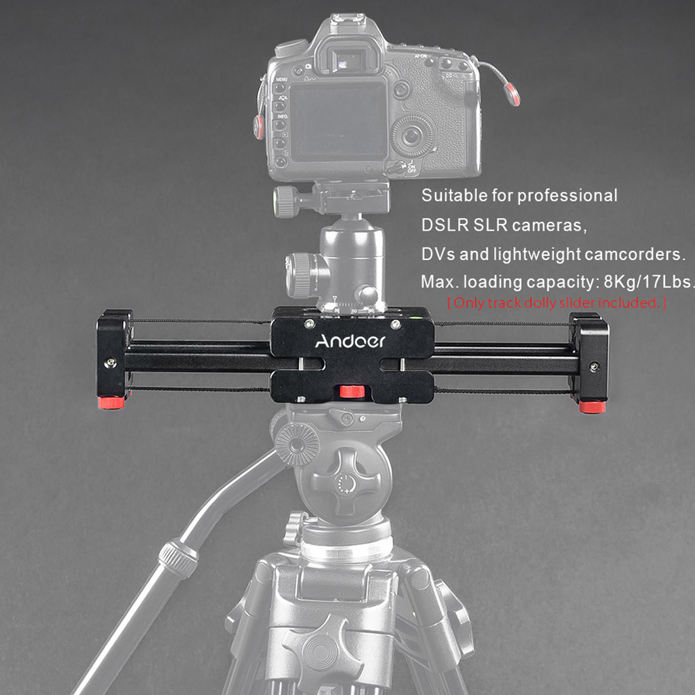 Andoer V2-370 Compact Retractable Track Slider 37cm Rail Shooting Video ...