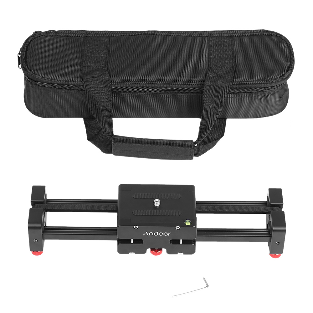 Andoer V2-370 Compact Retractable Track Slider 37cm Rail Shooting Video ...