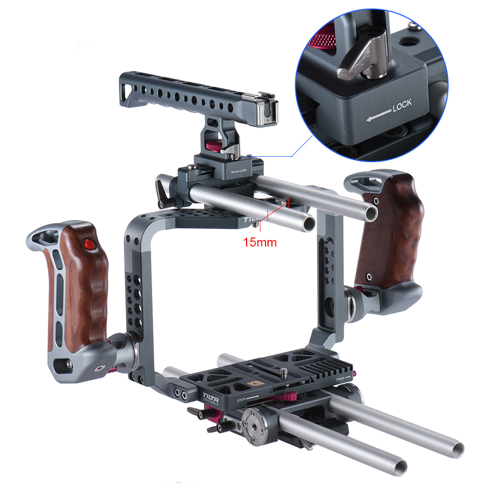 TILTA BMCC Camera Camcorder Video Cage Rig Kit Film Making System with ...