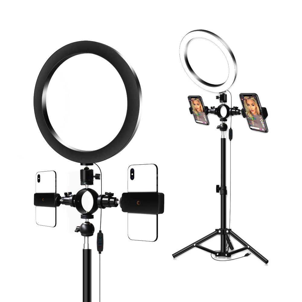 26cm/10inch inch LED Ring Light 3 Colors 3500-6500K Temperature 10 ...