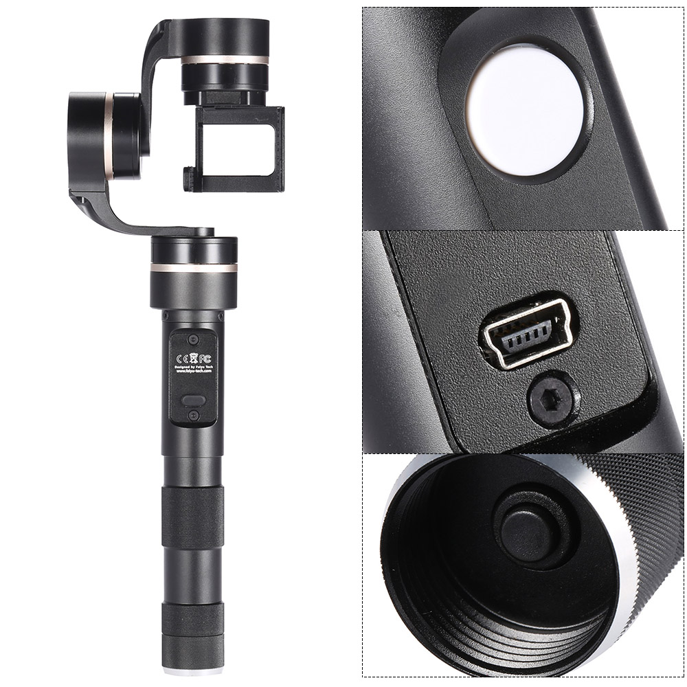 Feiyu G4 QD 3 Axis Brushless Handheld Steady Gimbal Gyro Stabilizer w ...