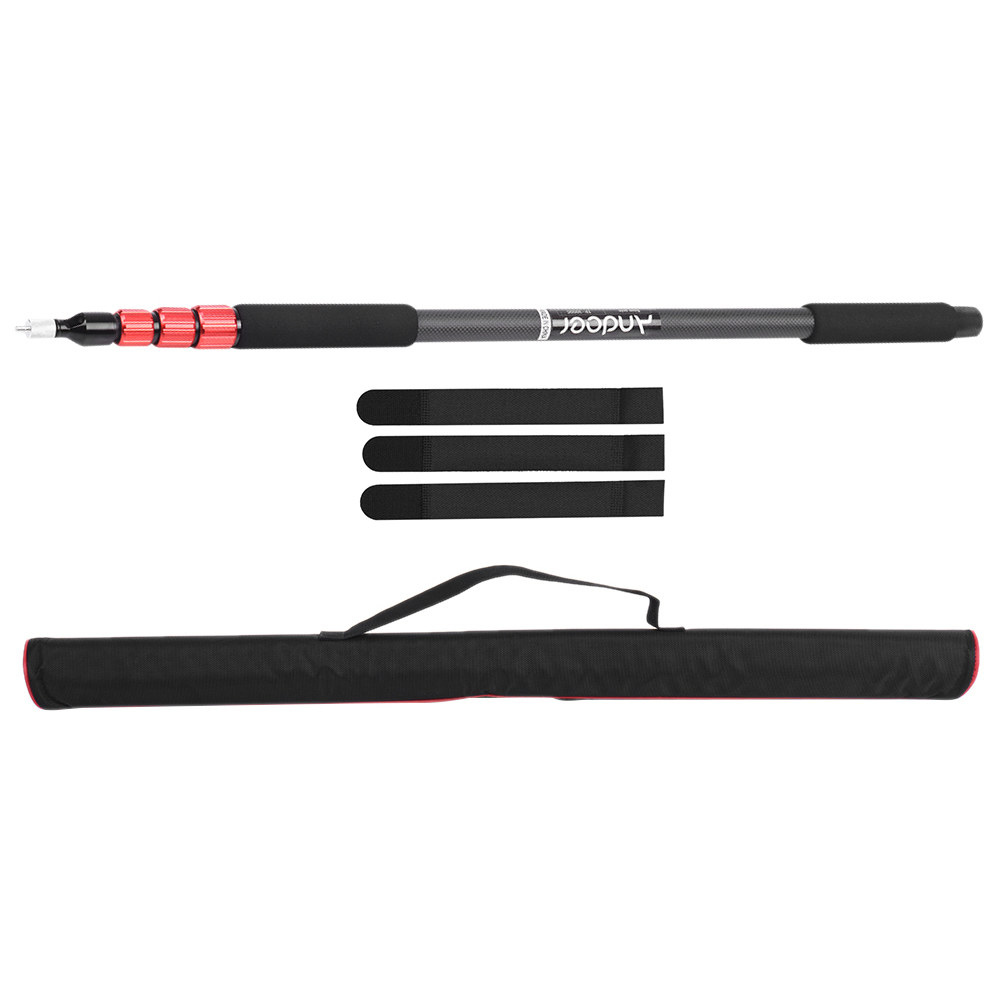 Andoer Telescoping Microphone Boom Pole Carbon Fiber,4 Sections ...
