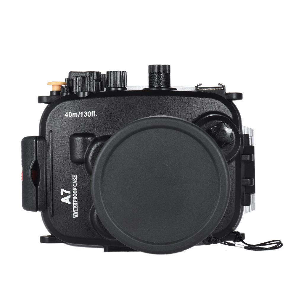 MEIKON SY-14 40m / 130ft Underwater Waterproof Camera Housing Black ...