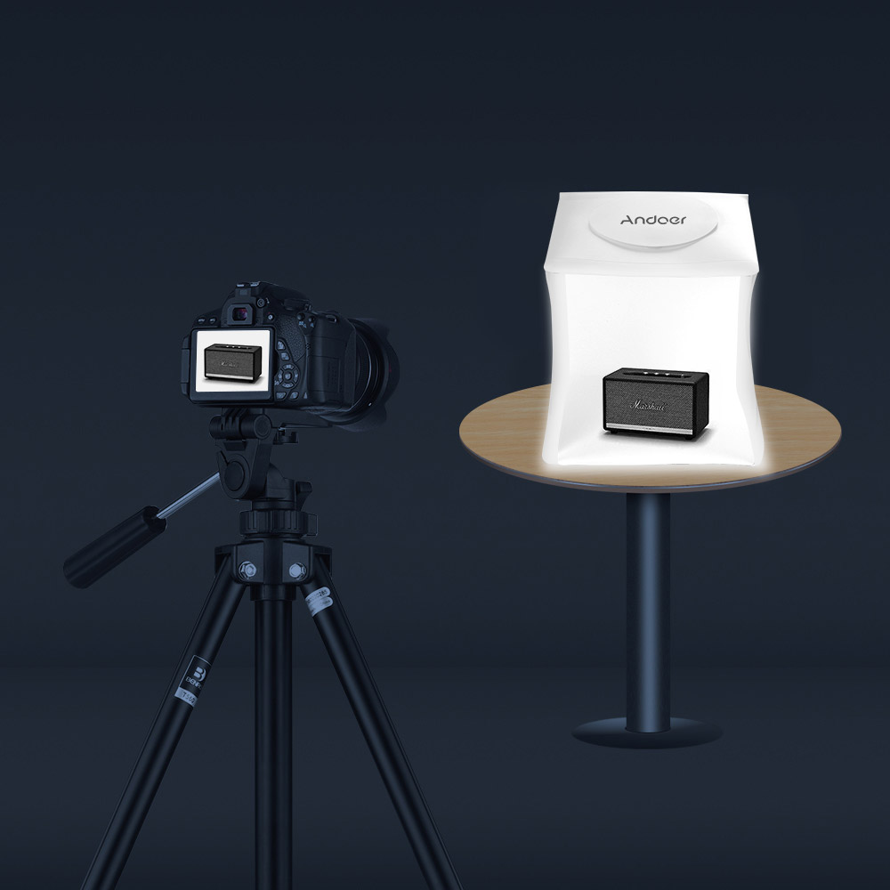 Andoer Portable Photo Studio LED Light Box Shooting Tent Mini Folding ...