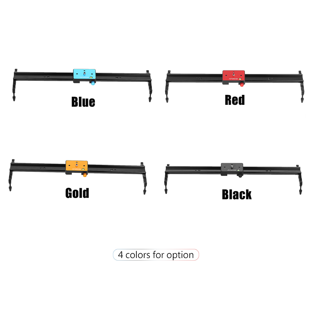 Andoer 60cm Video Track Slider Dolly Track Rail Stabilizer Aluminum ...