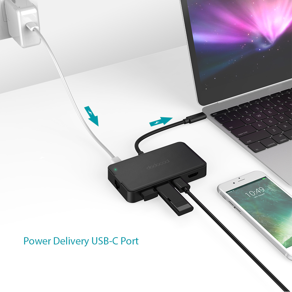 8-in-1 Multifunction USB-C Hub-dodocool.com