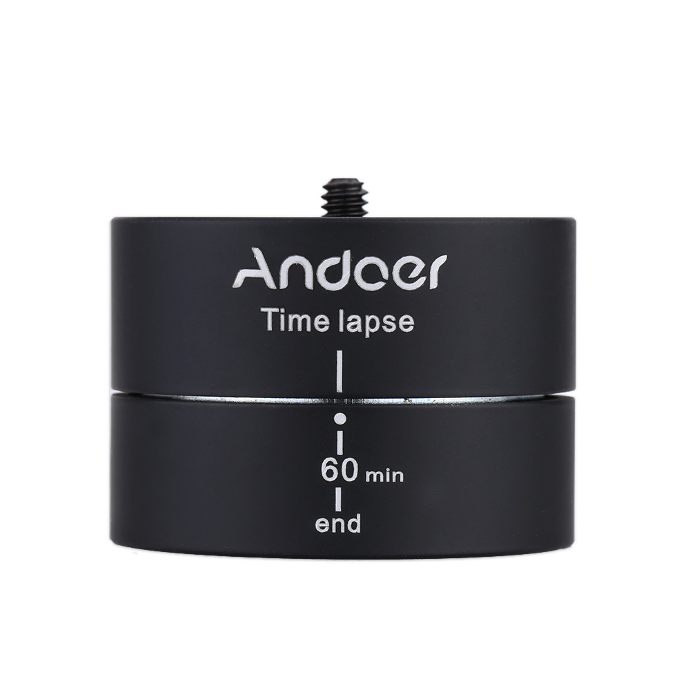 Andoer 360° 120 Minutes Panning Rotating Tripod Time Lapse Stabilizer ...