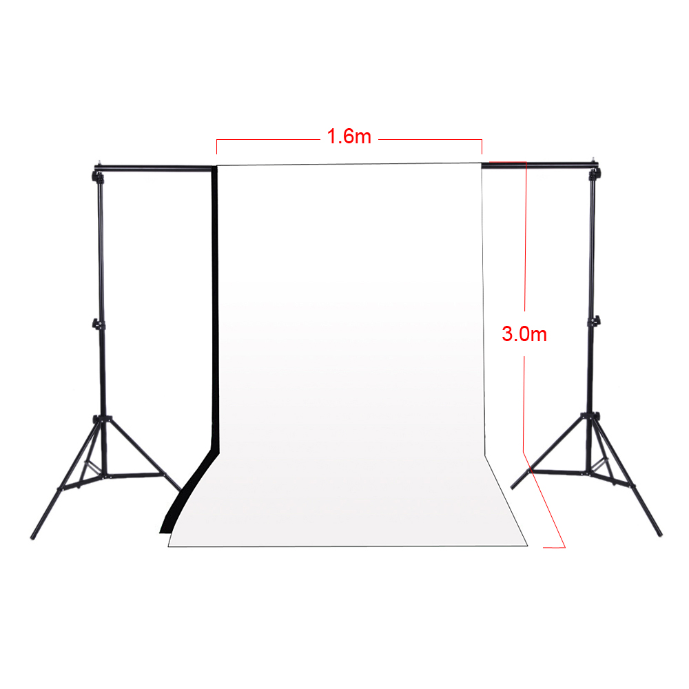 Photography Studio Lighting Softbox Photo Light Muslin Backdrop Stand ...