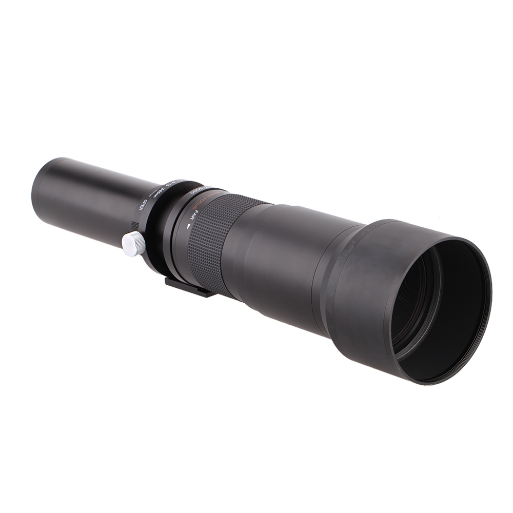 Kelda 650-1300mm F8.0-16 Ultra Telephoto Zoom Lens with T-Mount for ...