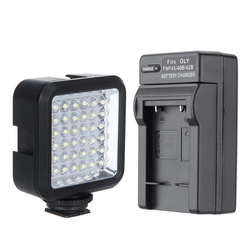 Andoer 36 LED Video Light Lamp 4W 160LM for Nikon Canon DV Camcorder ...