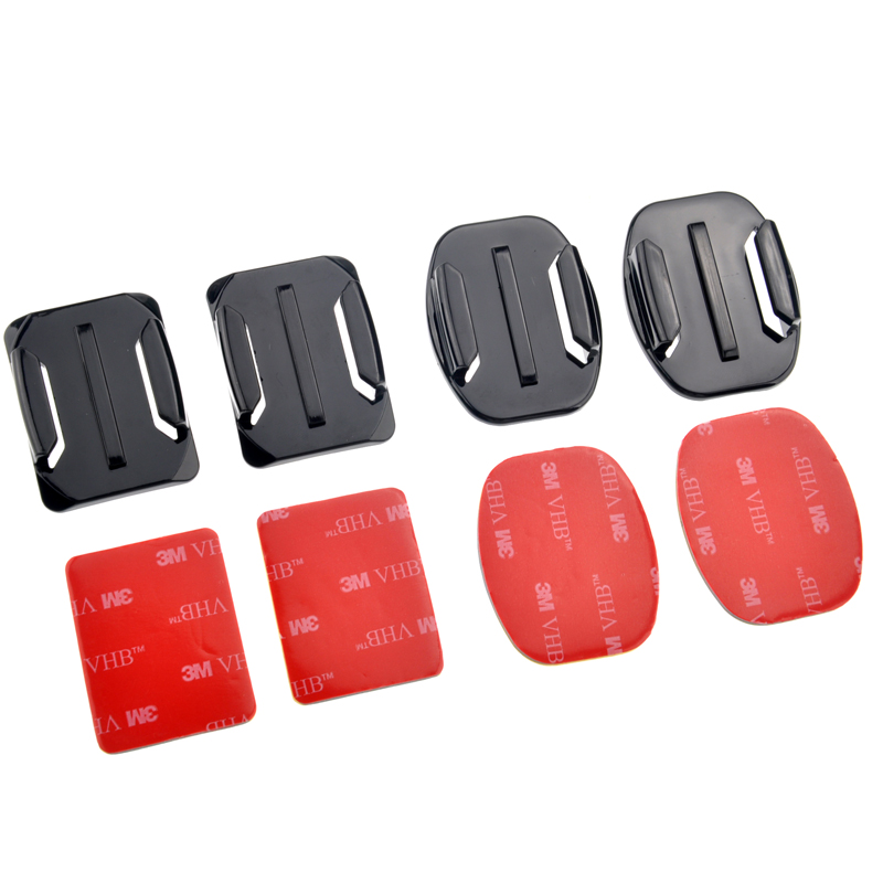 Flat & Curved Surface Mount With 3M VHB Adhesive Pads for GoPro HERO 1 ...