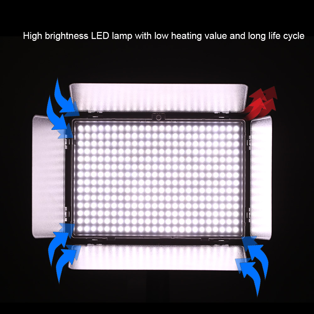 TL-336 Handheld High Brightness LED Video Light with 2 Color ...