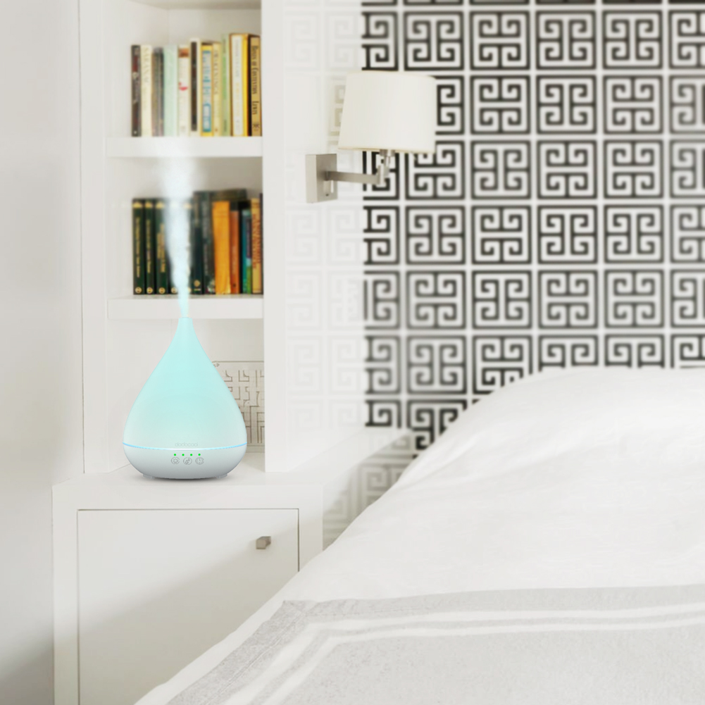 400ml Air Humidifier with 7 Colors LED Lights-dodocool.com