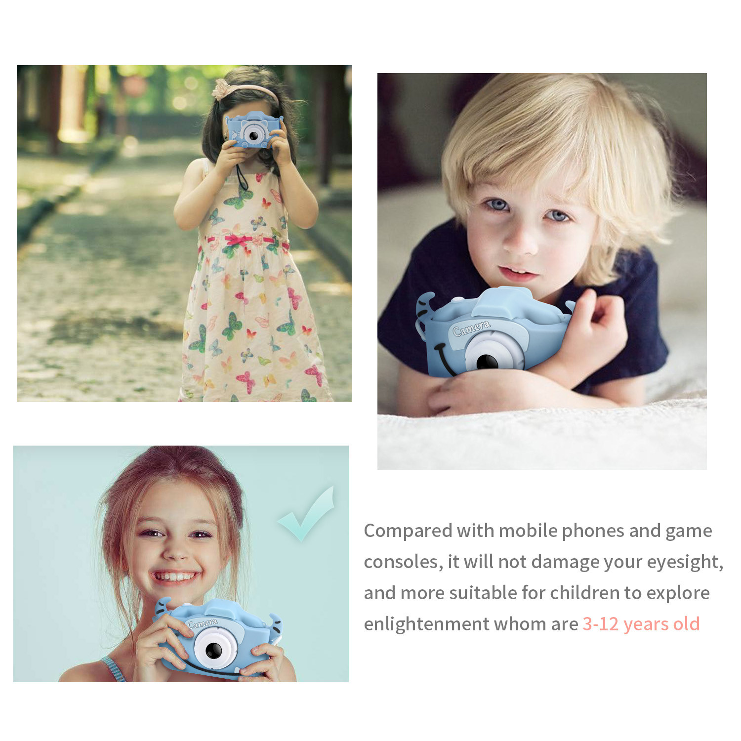 Kids Camera, Andoer Mini Kids Digital Camera 12MP 1080P HD Children ...