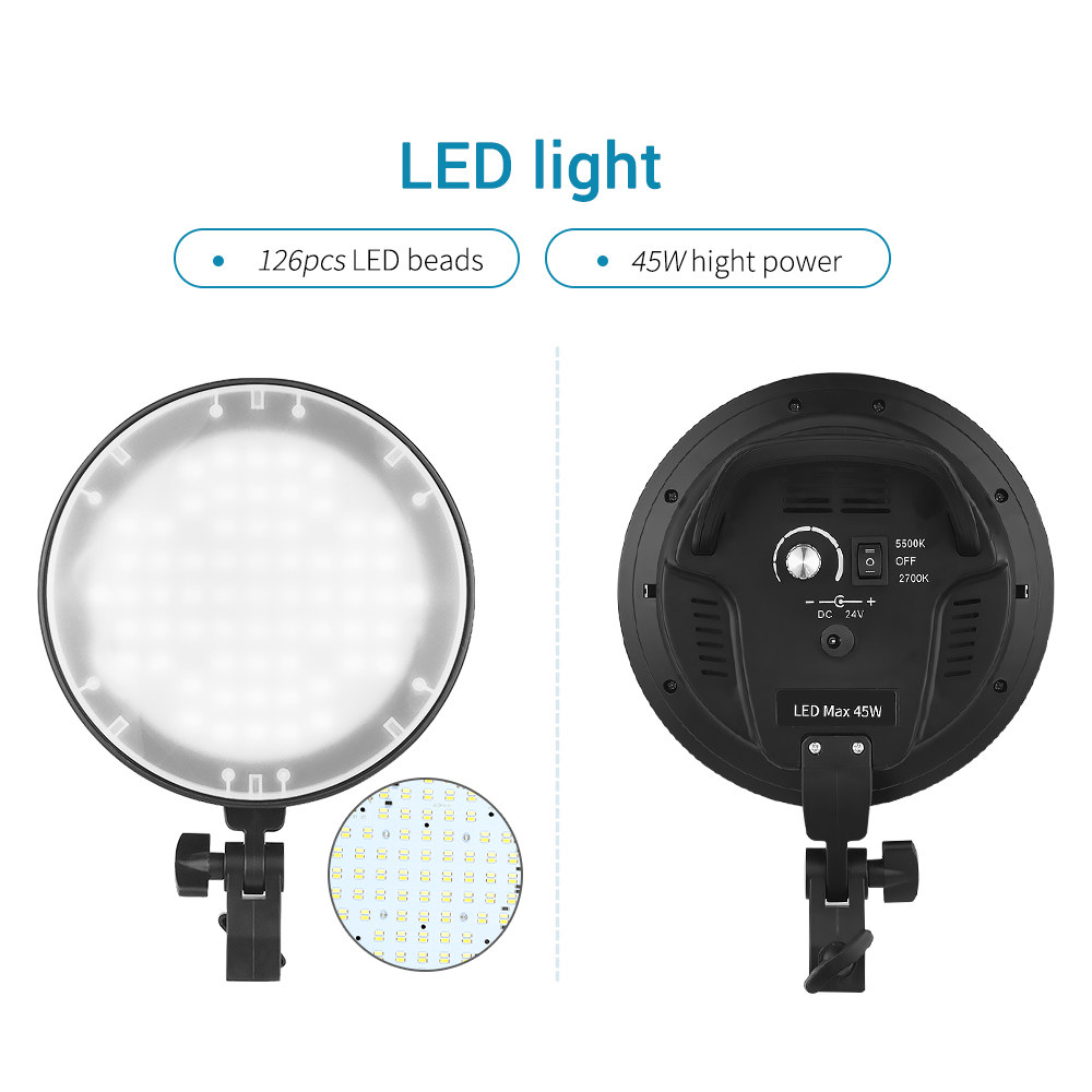 Andoer Studio Photography Softbox LED Light Kit Including 20*28 Inches ...