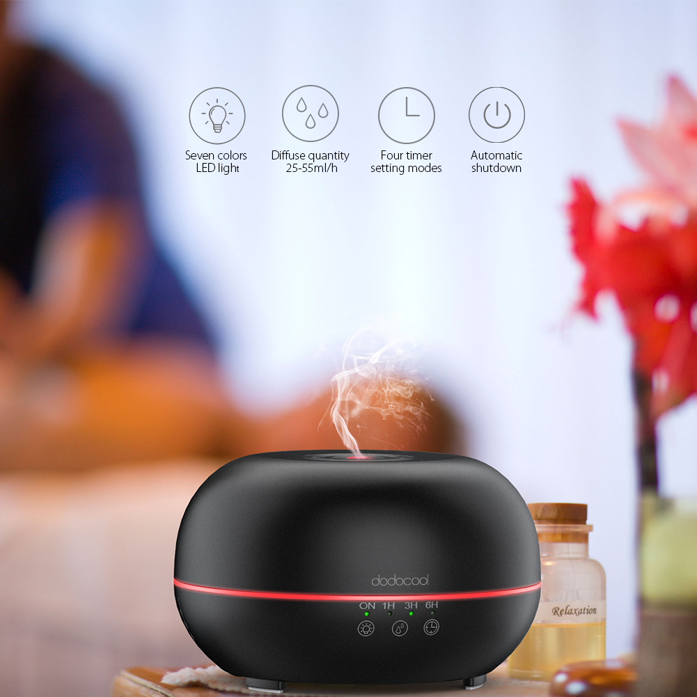 300ml Air Humidifier Aroma Essential Oil Diffuser-dodocool.com