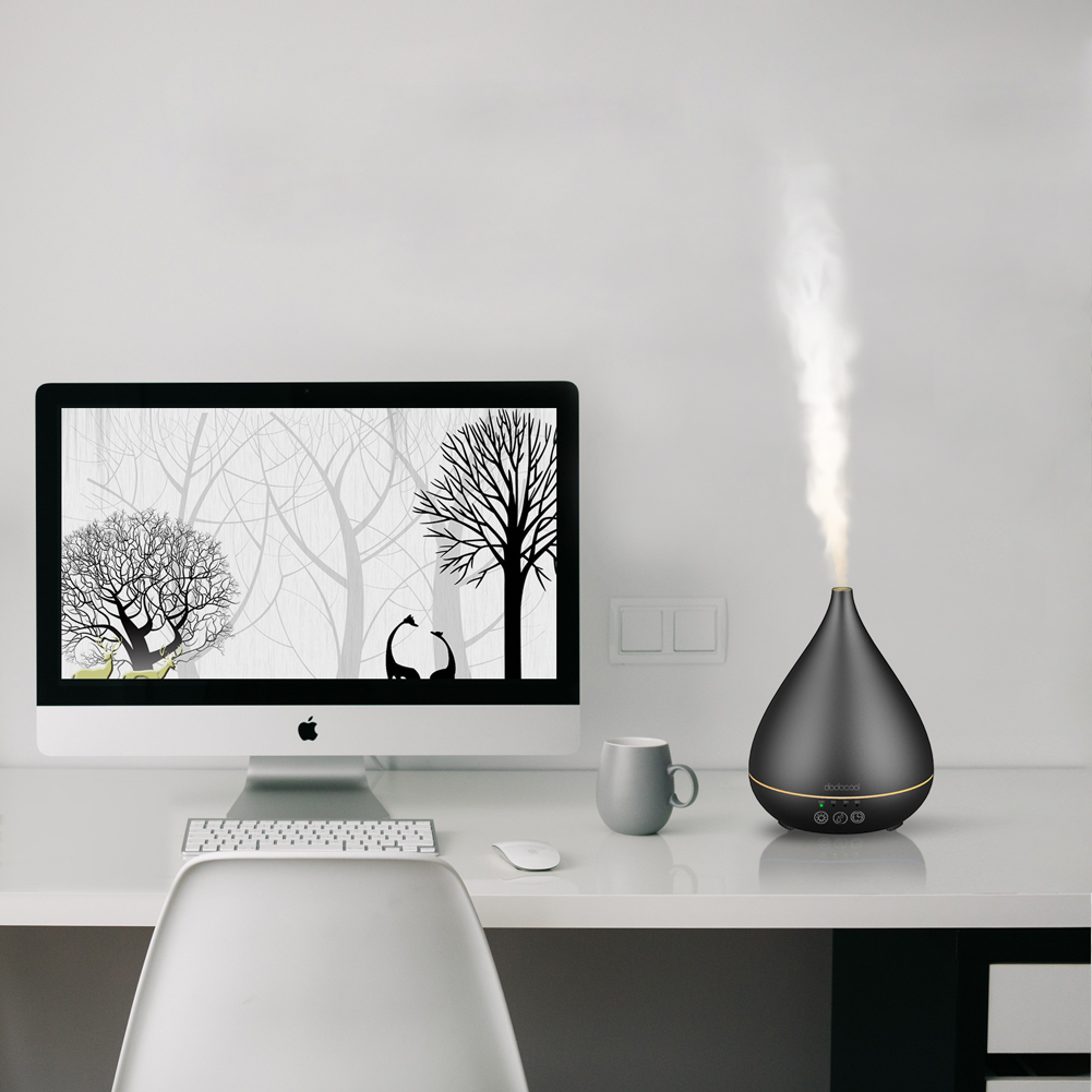 400ml Air Humidifier with 7 Colors LED Lights-dodocool.com