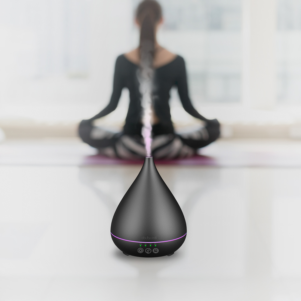 400ml Air Humidifier with 7 Colors LED Lights-dodocool.com