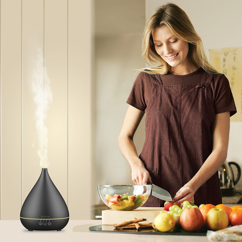 400ml Air Humidifier with 7 Colors LED Lights-dodocool.com