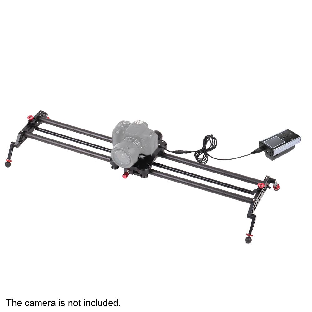 Andoer GP-80QD 80cm Carbon Fiber Motorized Camera Track Slider Dolly ...