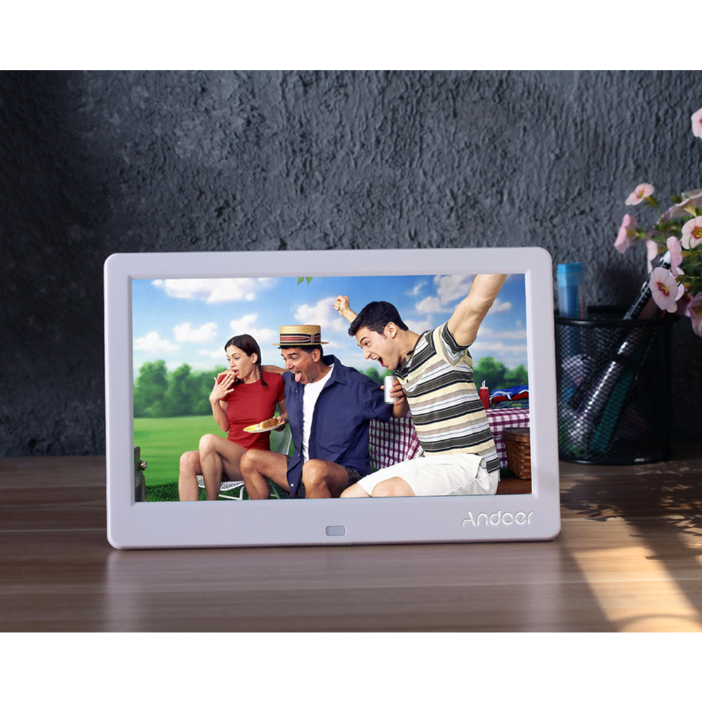 Andoer 10" Wide Screen HD LED Digital Picture Frame Digital Album High ...