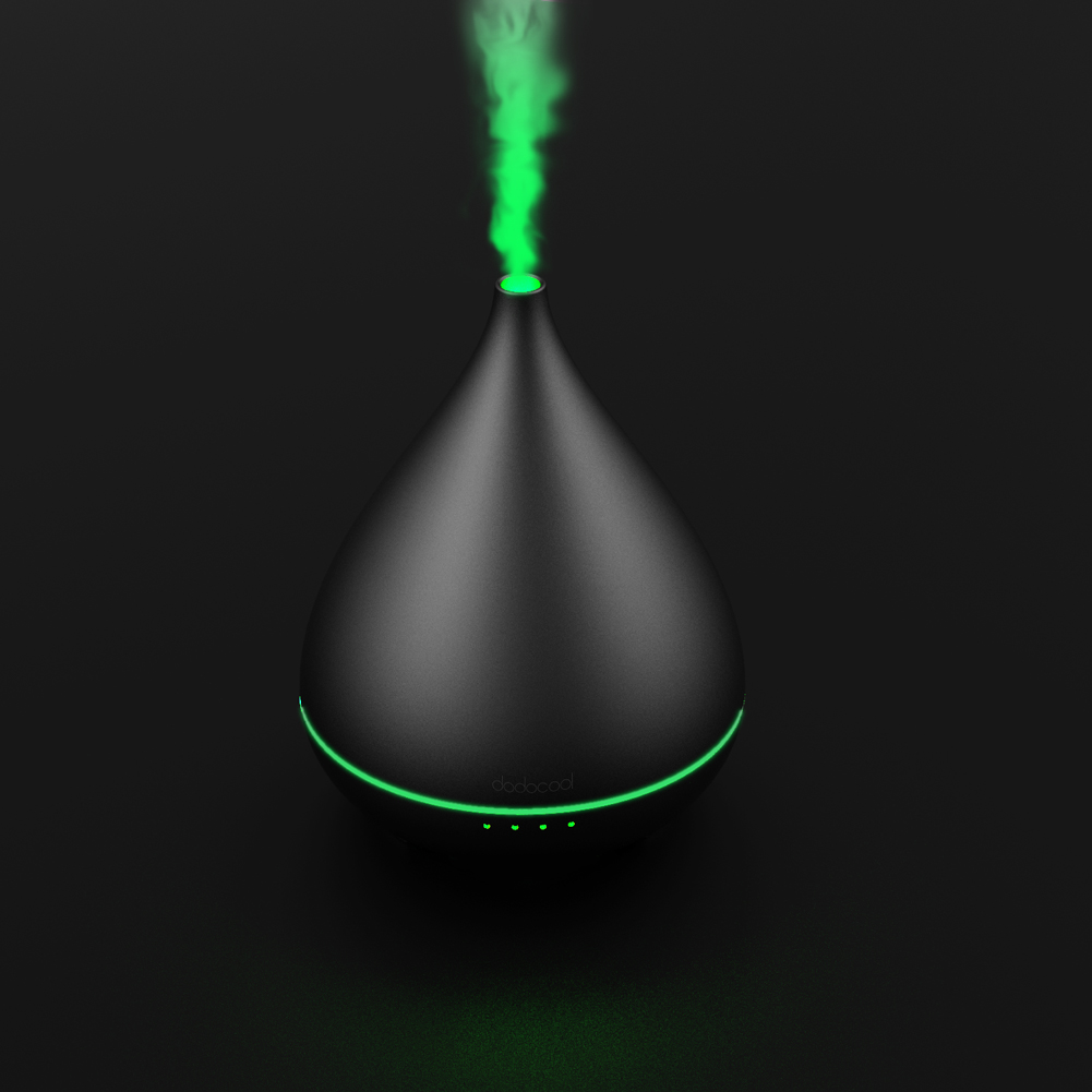 400ml Air Humidifier with 7 Colors LED Lights-dodocool.com