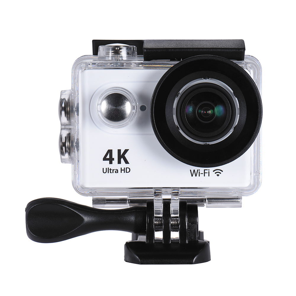 4K 25fps 1080P 60fps Full HD 12MP WiFi Sports Action Camera w/ Remote ...