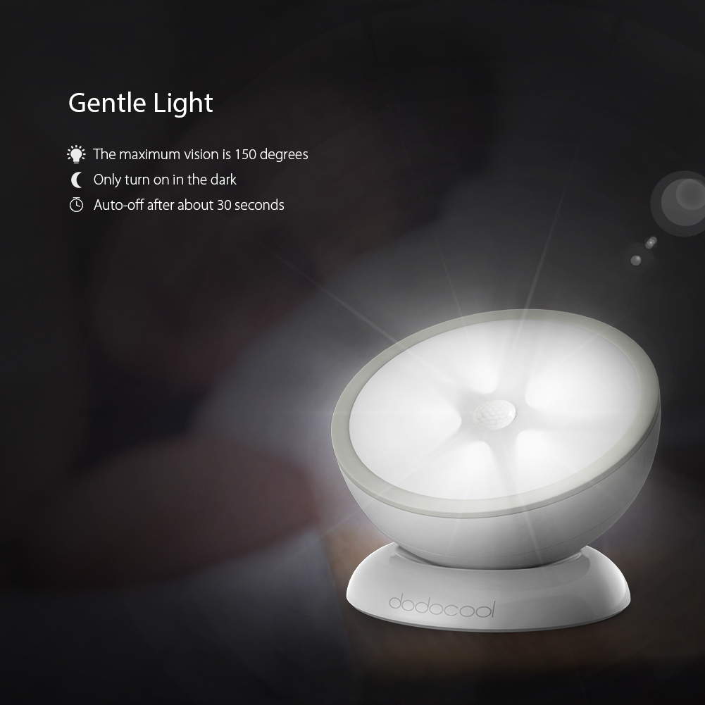 0.5W 5 LED Automatic Motion Night Light-dodocool.com