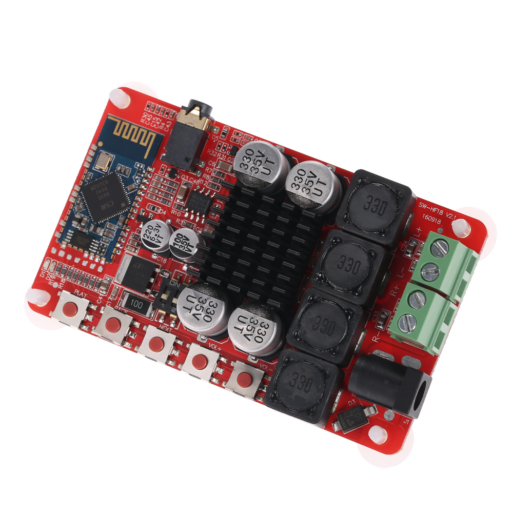 TDA7492 Wireless BT 4.0 50W+50W 2-channel Audio Receiver Stereo Digital ...