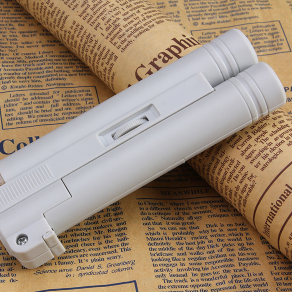 KKmoon 100X Pocket Microscope Adjustable Reading Illuminant Magnifier ...