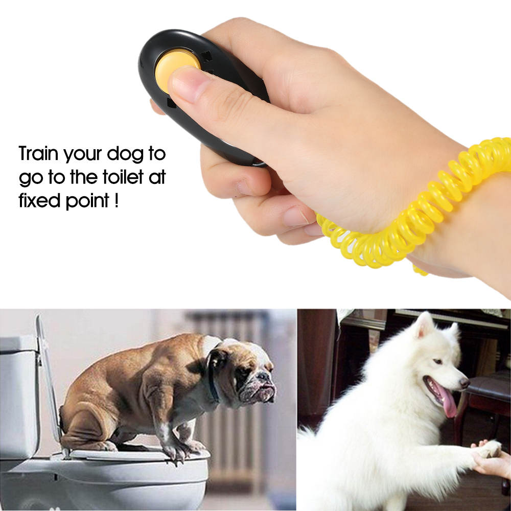 New 7 Pack Pet Dog Training Clicker Trainer Aid Wrist Clicker Tool for ...