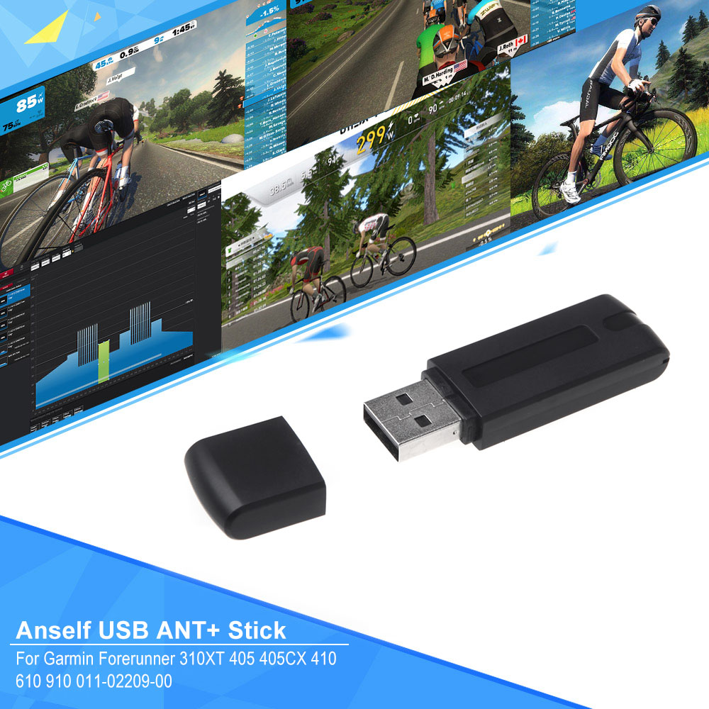 Anself USB ANT+ Stick Compatible with Garmin Forerunner 310XT 405 405CX ...