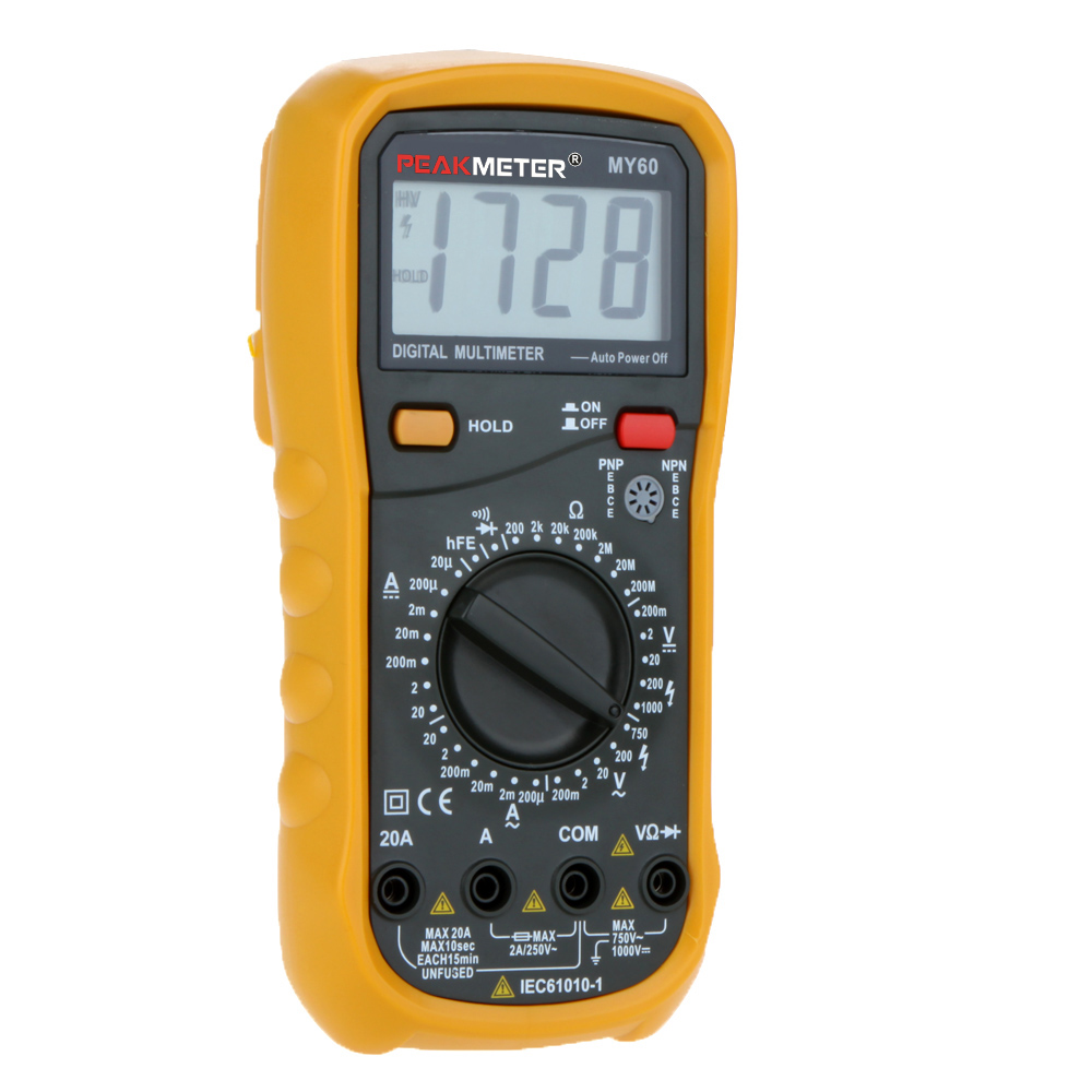 KKmoon MY60 Digital Multimeter AC/DC Voltage Current Resistance Tester