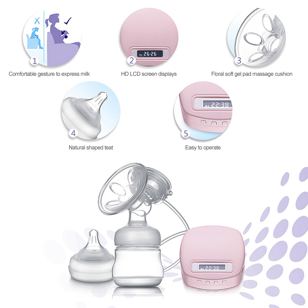 Safe BPA-Free Single Comfortable Slient Electric Breast Pump with ...