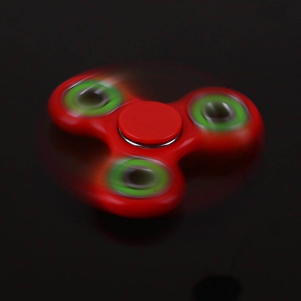 Anself Tri Fidget Hand Finger Spinner Spin Widget Focus Toy EDC Pocket ...