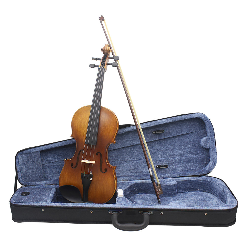 4/4 Full Size Violin Fiddle Matte Finish Spruce Face Board Ebony ...