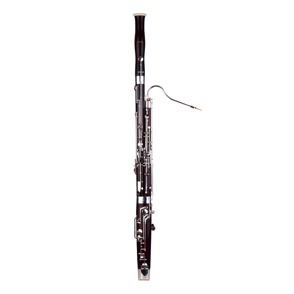 ammoon Professional C Key Bassoon Maple Wood Body Cupronickel Silver ...