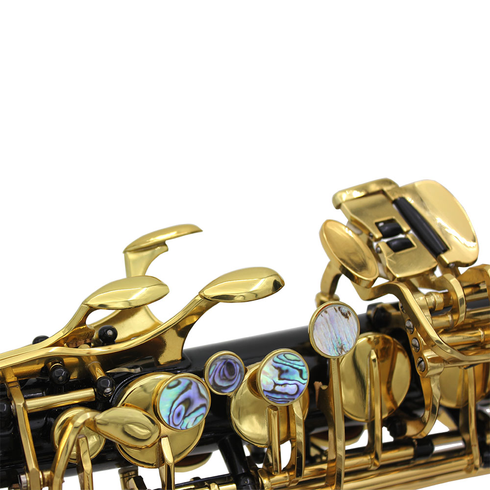 ammoon Brass Engraved Eb E-Flat Alto Saxophone Sax Abalone Shell ...