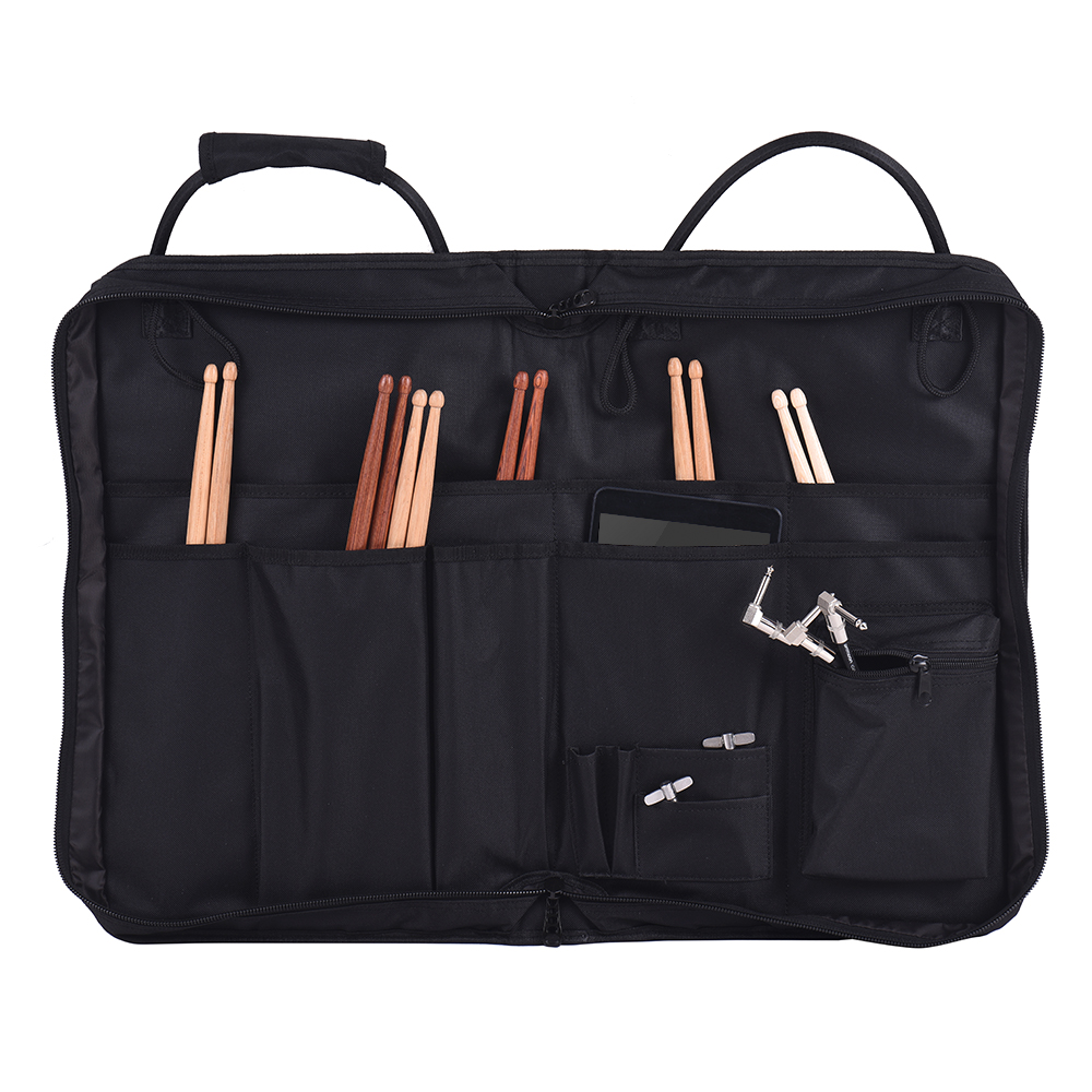 Drum Stick Backpack Drumsticks Mallet Bag Case Zippered Padded with ...