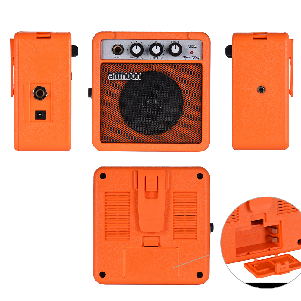 Mini 5 Watt 9V Battery Powered Amp Amplifier Speaker for Acoustic ...