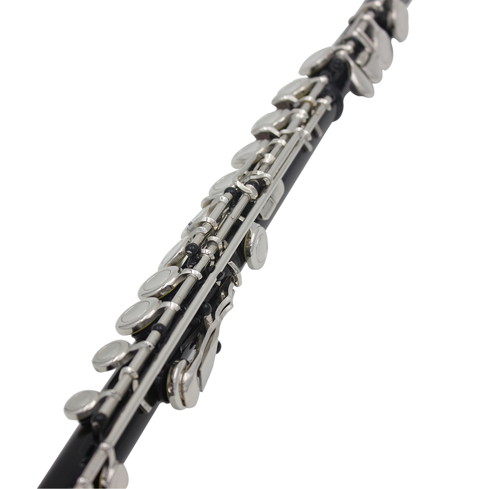Western Concert Flute Cupronickel Plated Silver 16 Holes C Key Woodwind ...